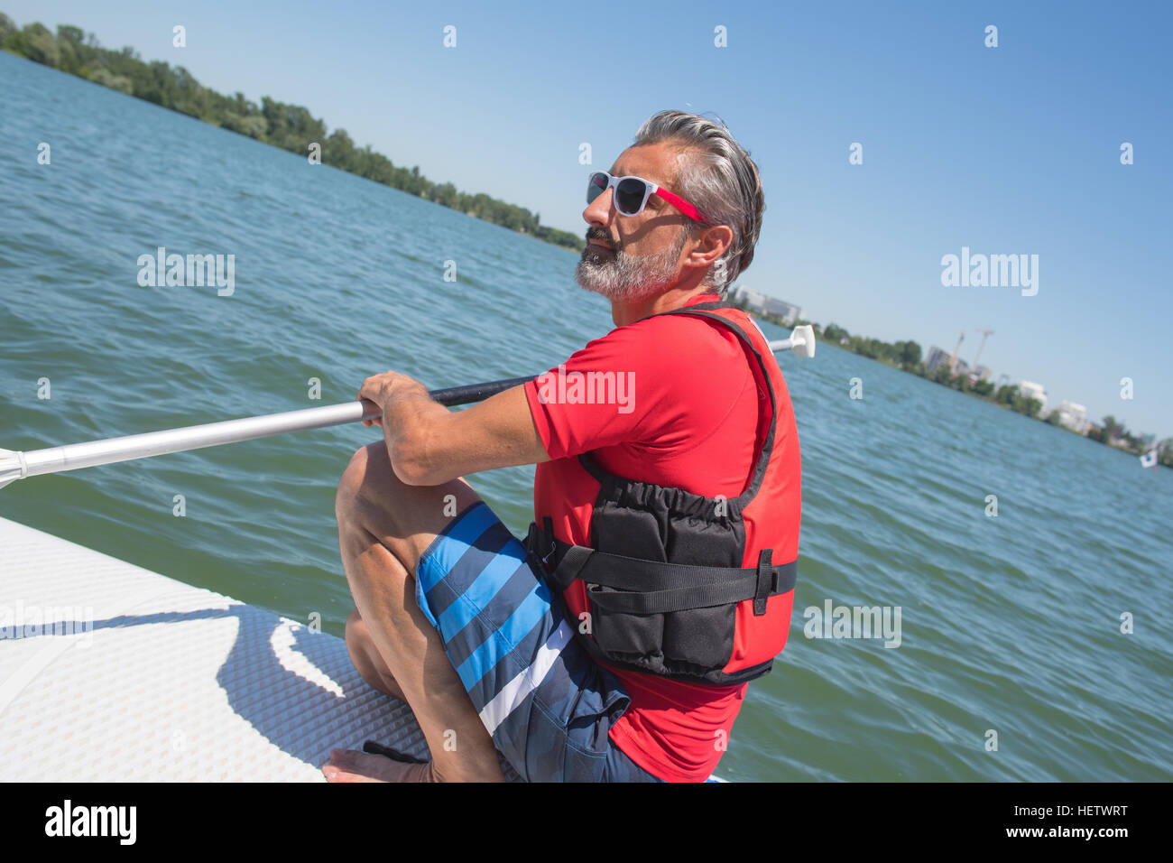 man taking a break from stressing city life Stock Photo - Alamy
