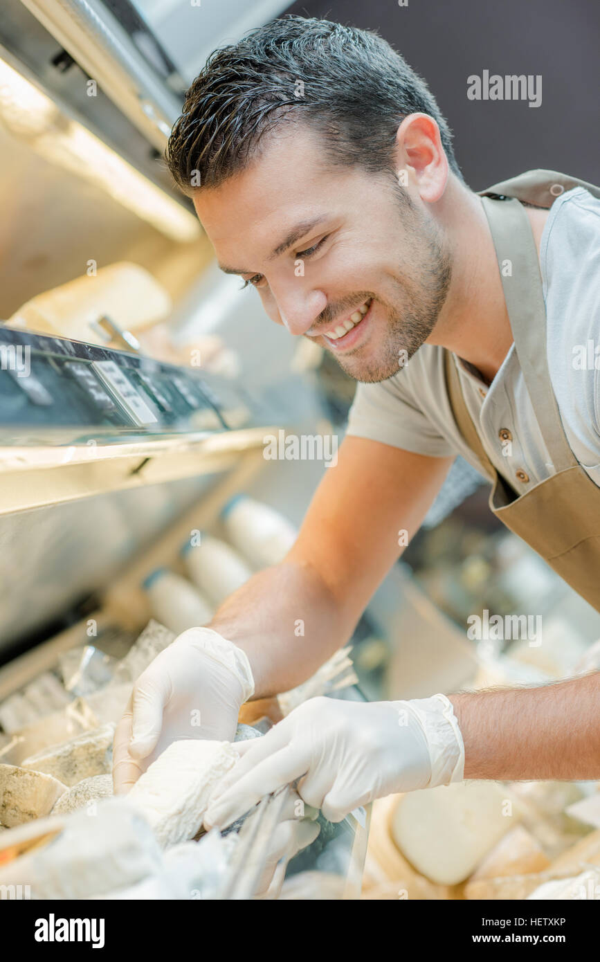 Stocking shelf hi-res stock photography and images - Alamy
