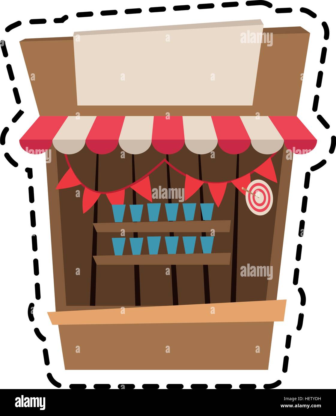 Isolated carnival game design Stock Vector Image & Art - Alamy