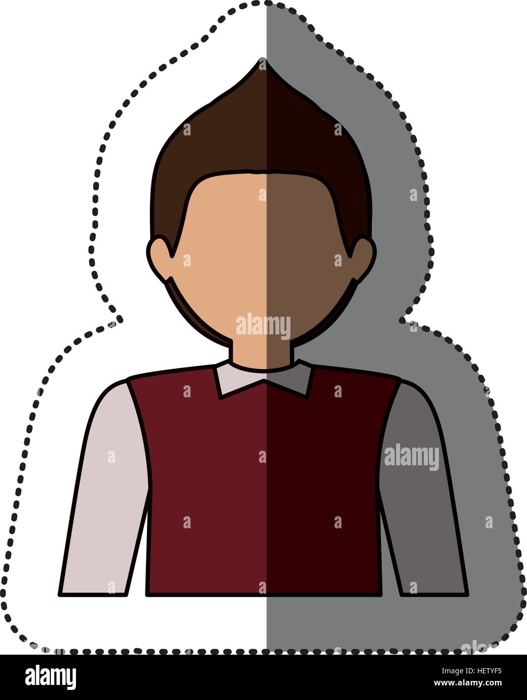 Man icon. Male avatar person people and human theme. Isolated design ...