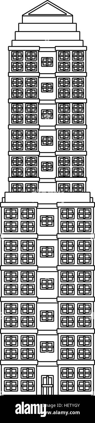 Isolated building tower design Stock Vector Image & Art - Alamy