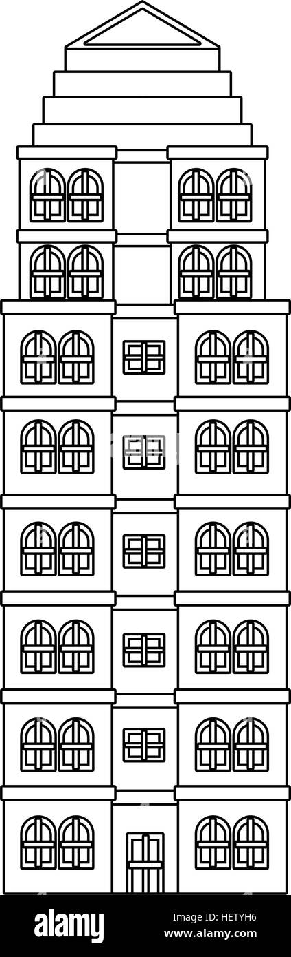 Isolated building tower design Stock Vector Image & Art - Alamy