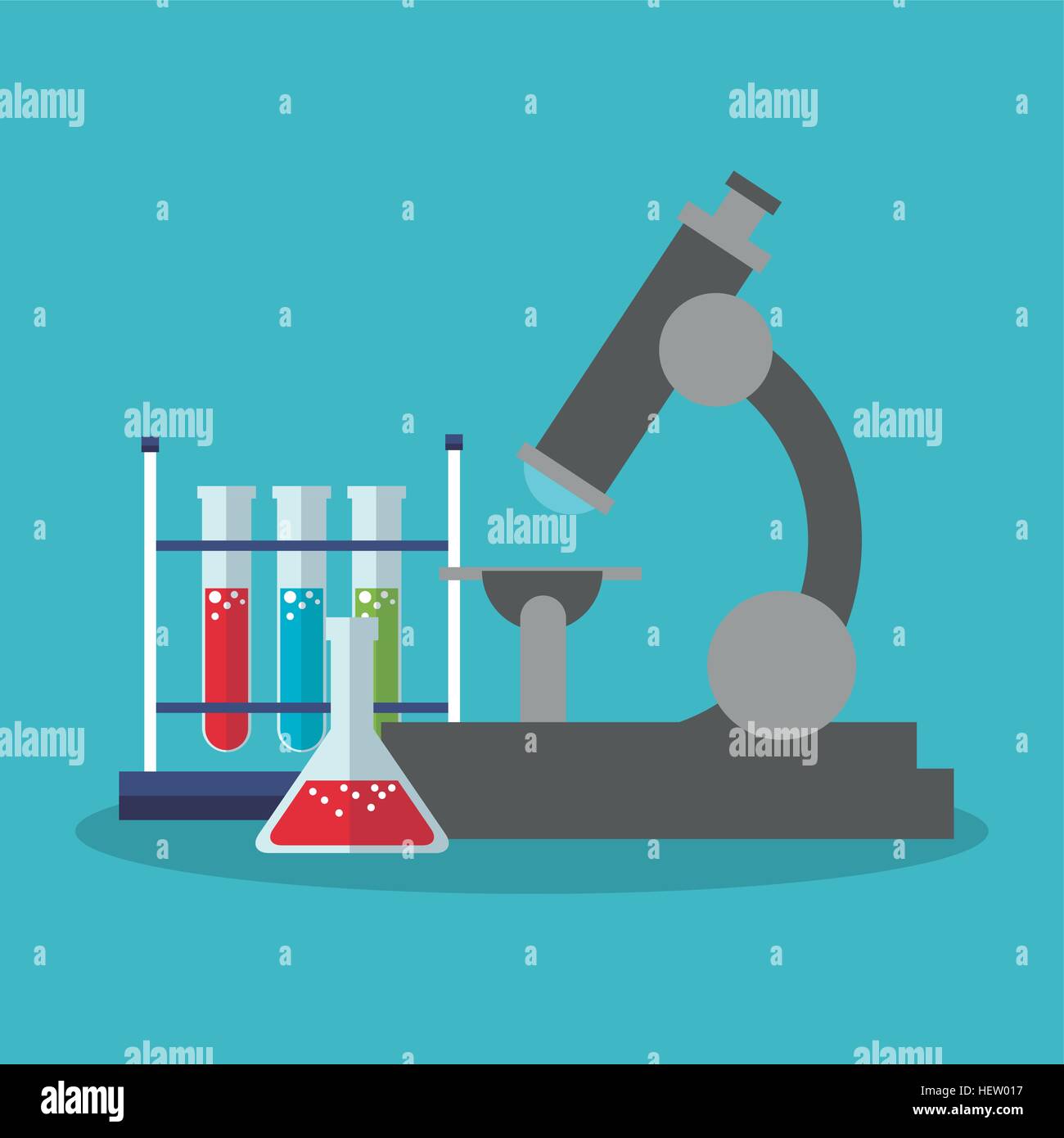 Colorful microscope design Stock Vector Image & Art - Alamy