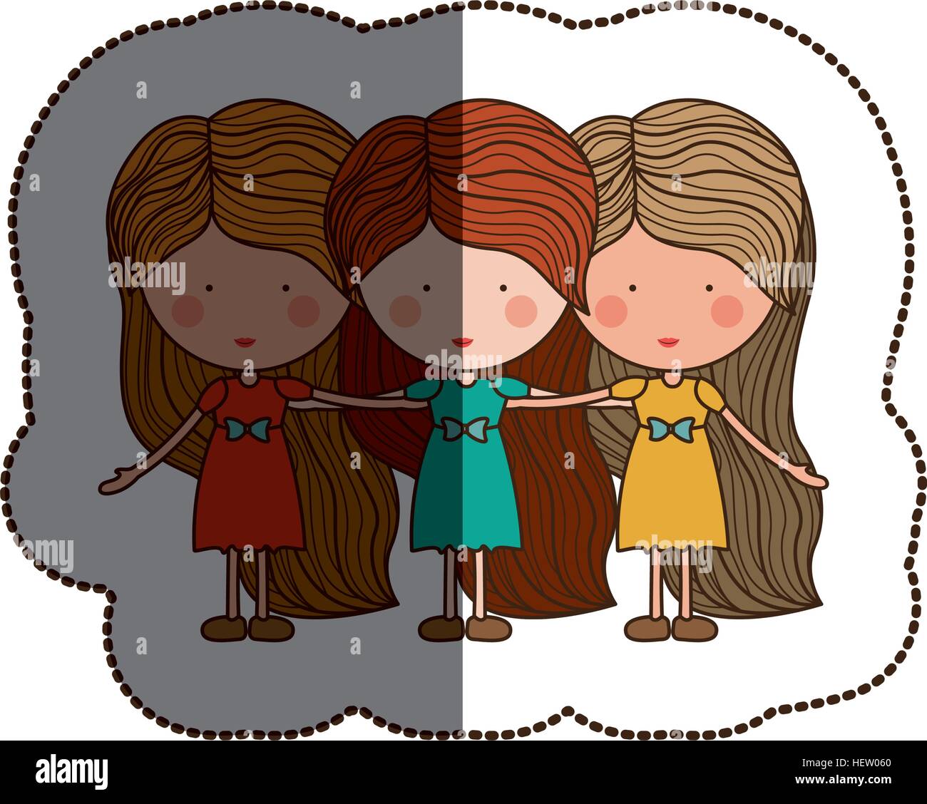 Isolated girl cartoon design Stock Vector Image & Art - Alamy
