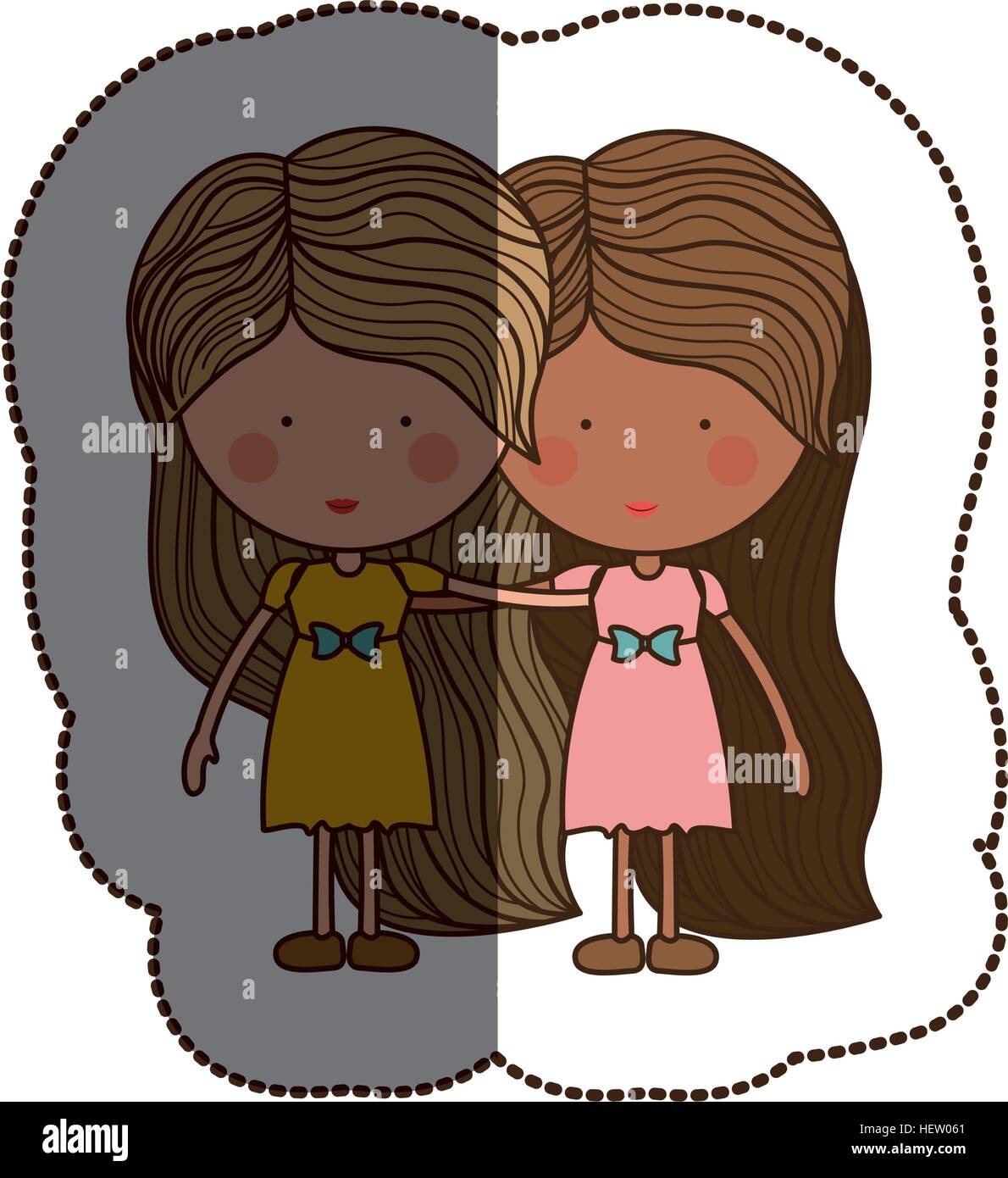Isolated girl cartoon design Stock Vector Image & Art - Alamy