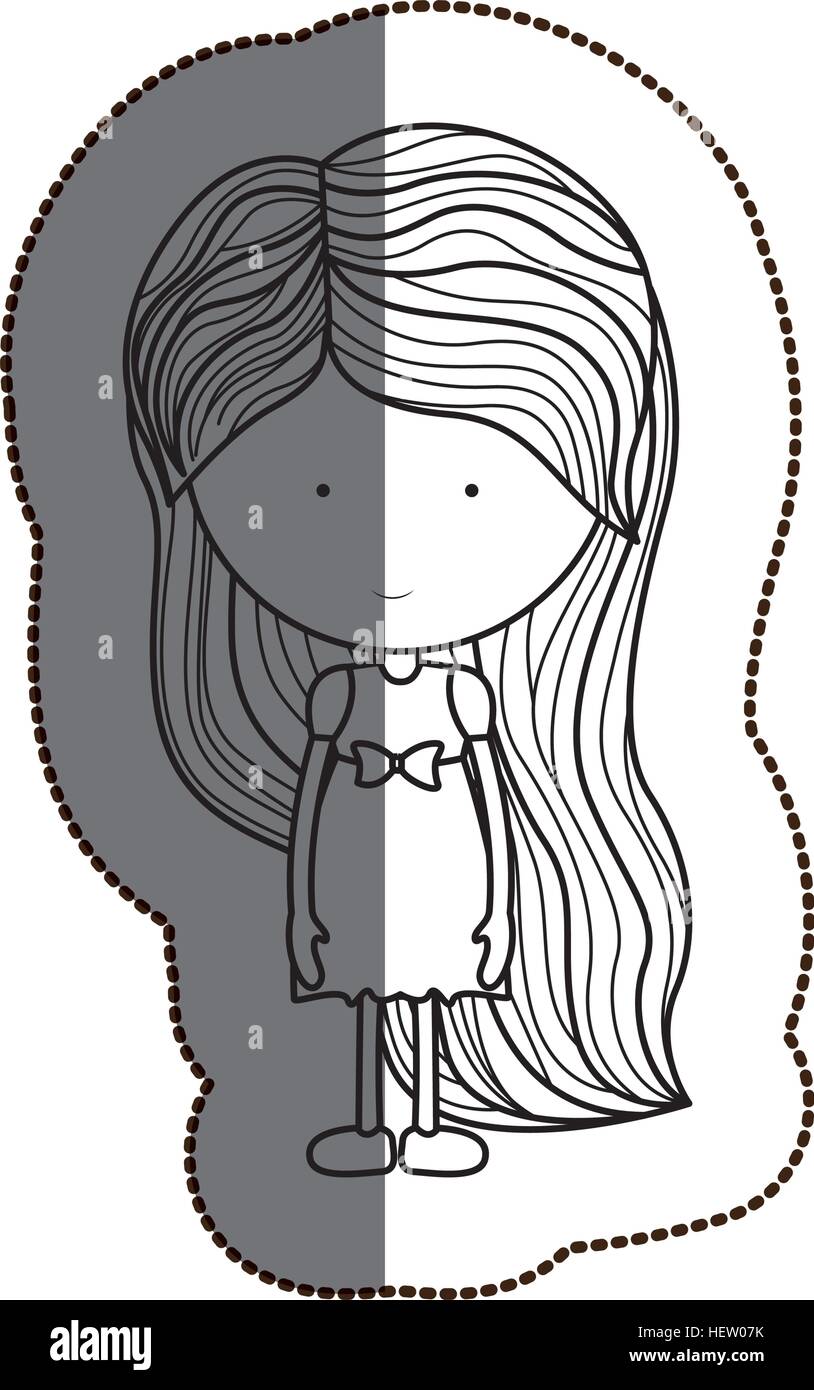 Isolated girl cartoon design Stock Vector Image & Art - Alamy
