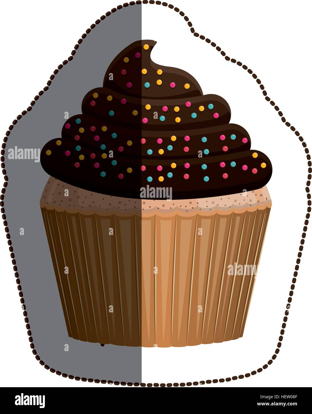 Isolated muffin design Stock Vector Image & Art - Alamy