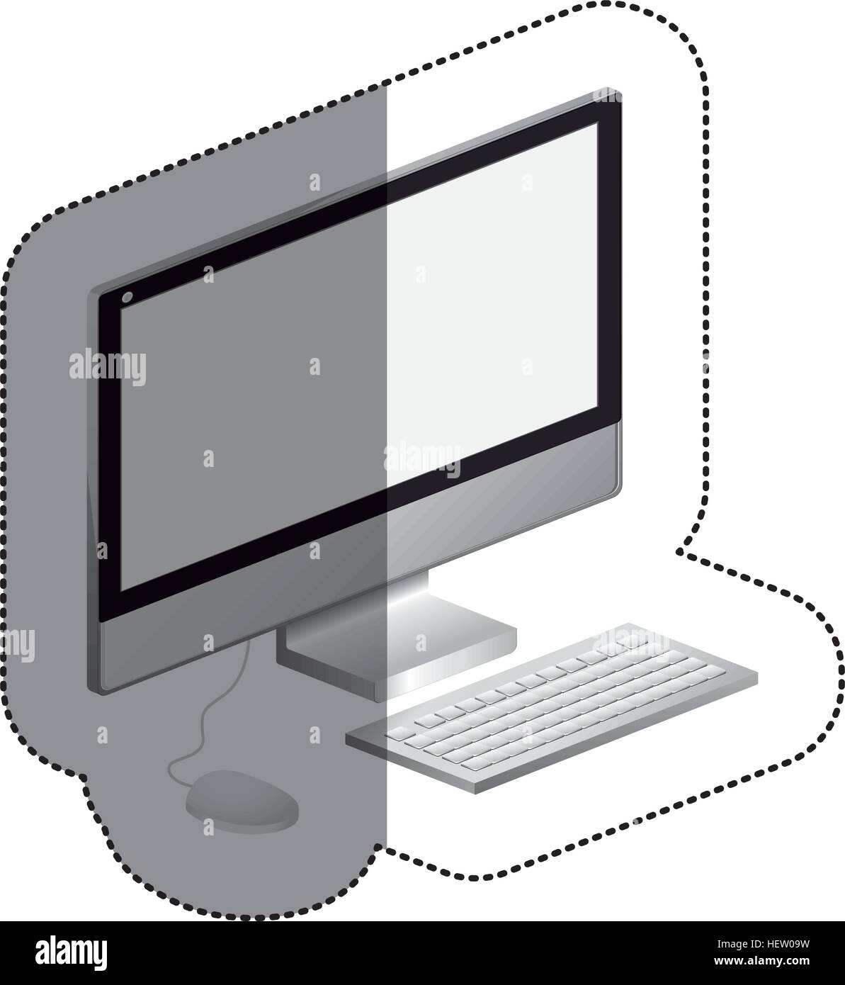Isolated computer device design Stock Vector Image & Art - Alamy