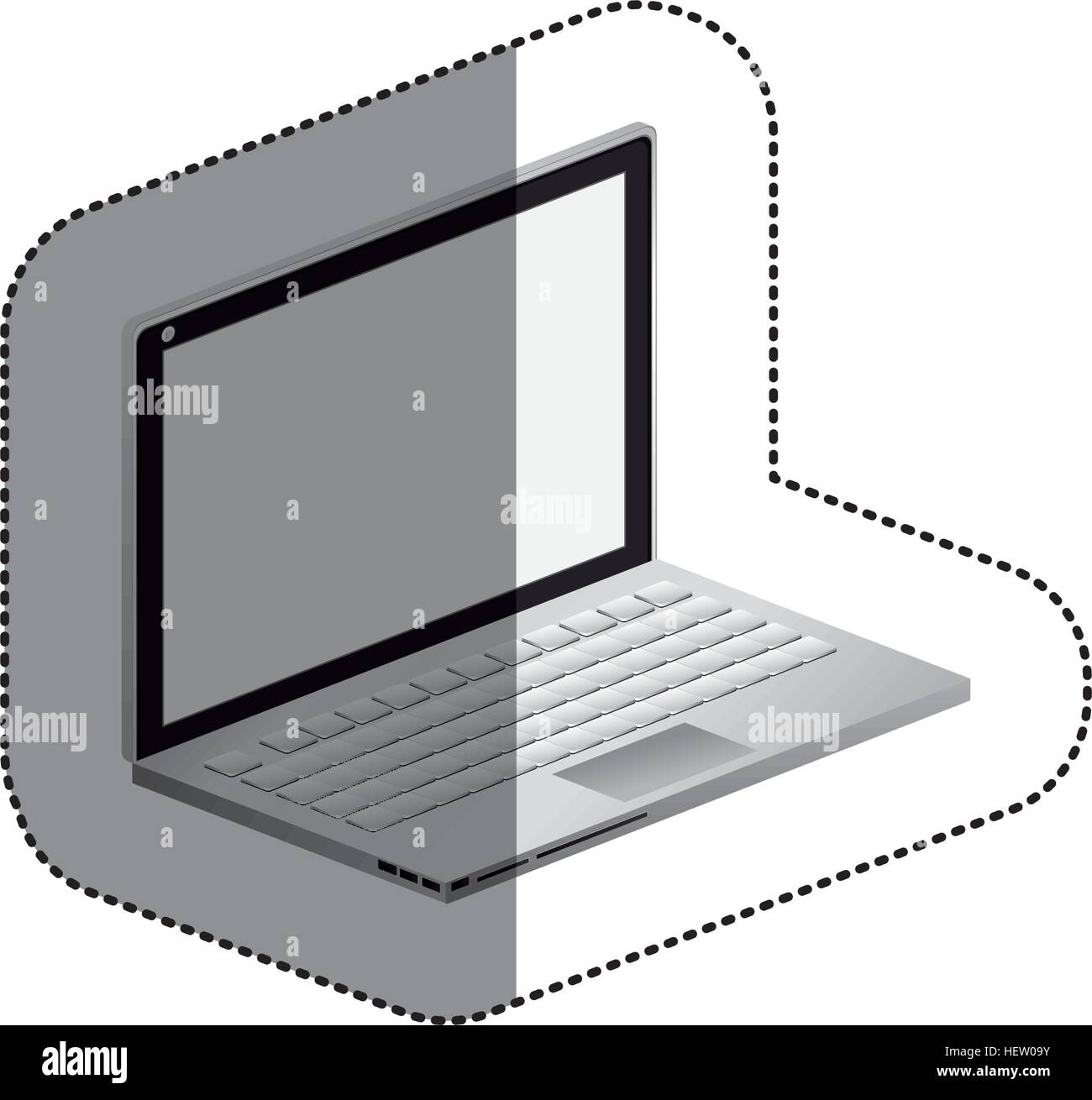 Isolated laptop device design Stock Vector Image & Art - Alamy