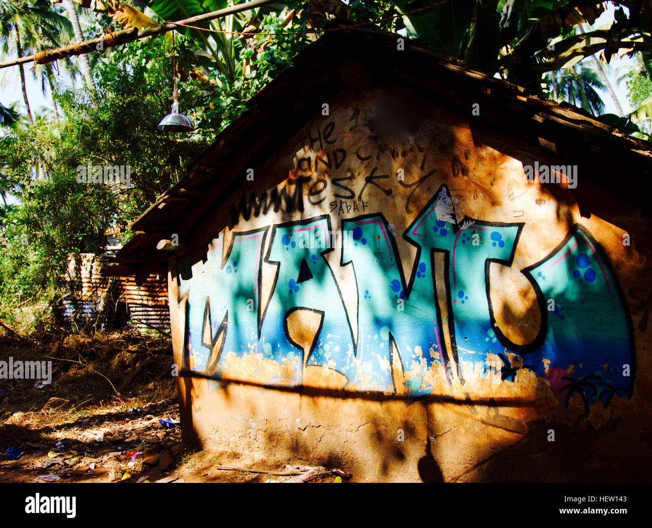 India vintage hut hi-res stock photography and images - Alamy