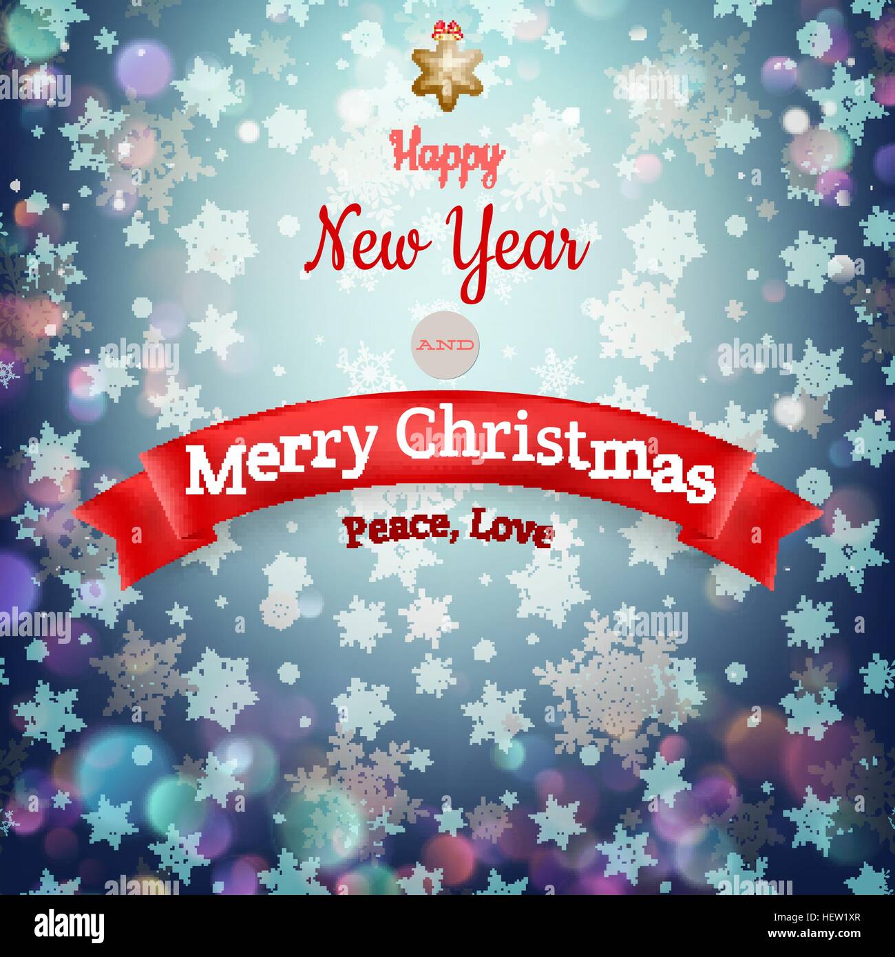 Christmas landscape Poster. EPS 10 Stock Vector Image & Art - Alamy