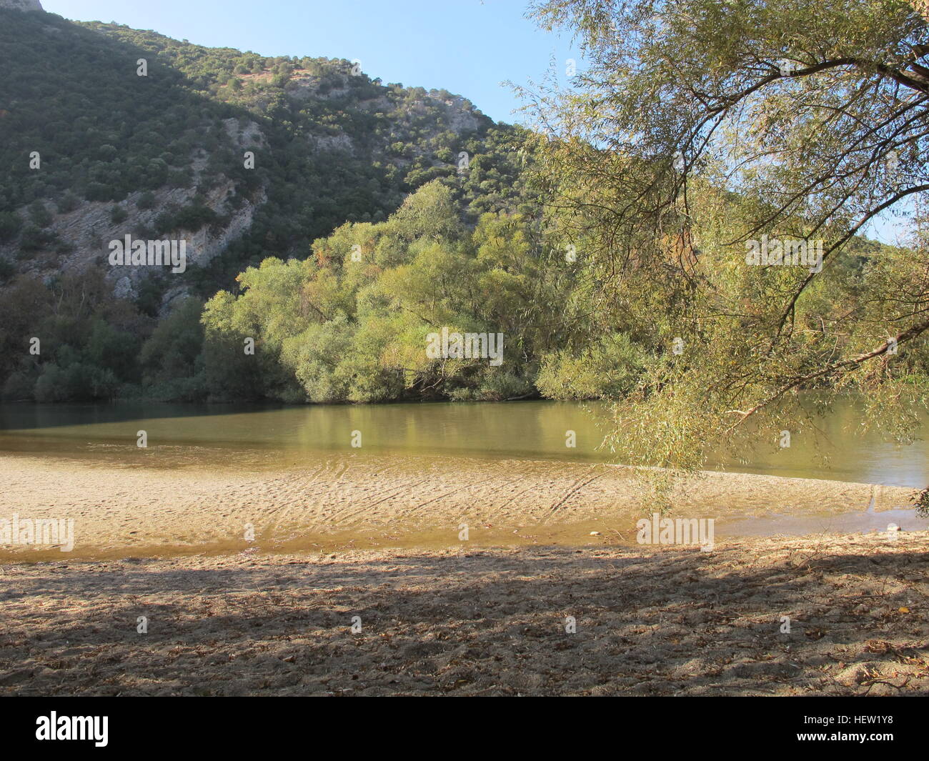 Greece Thrace Macedonia boundary Nestos river Stock Photo - Alamy
