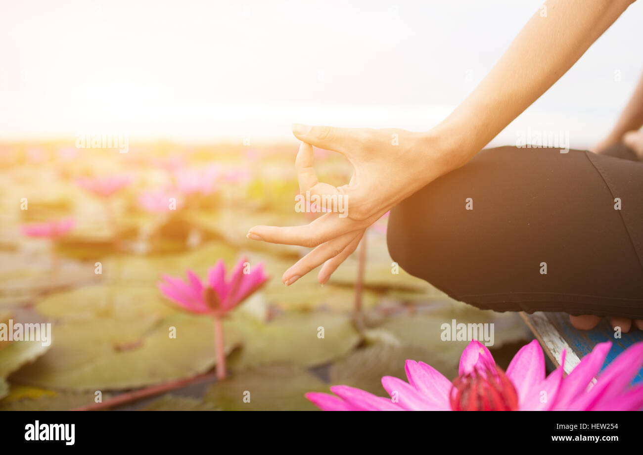 Serenity pose hi-res stock photography and images - Alamy