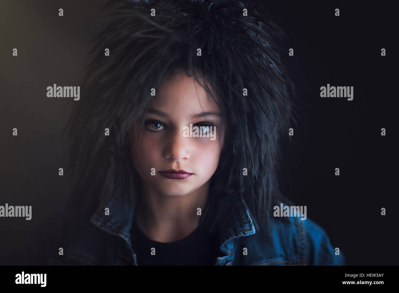 Portrait punk rock girl standing hi-res stock photography and images ...
