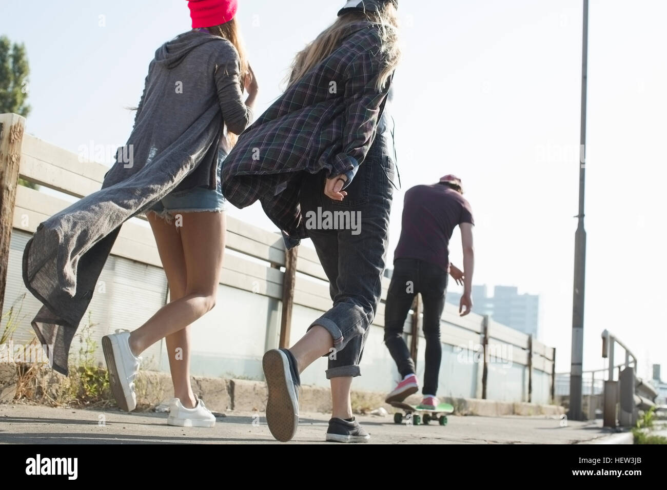 Skateboarders walking and skateboarding together on street, Budapest, Hungary Stock Photo - Alamy