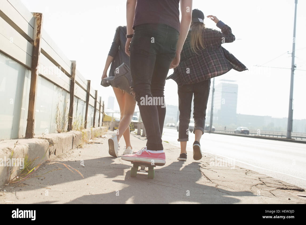 Skateboarders walking and skateboarding together on street, Budapest, Hungary Stock Photo - Alamy