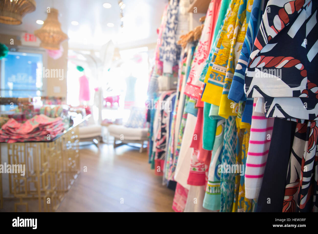 Rail with dresses hi-res stock photography and images - Alamy