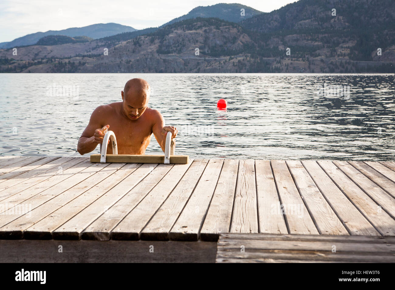 Man ladder hi-res stock photography and images - Alamy