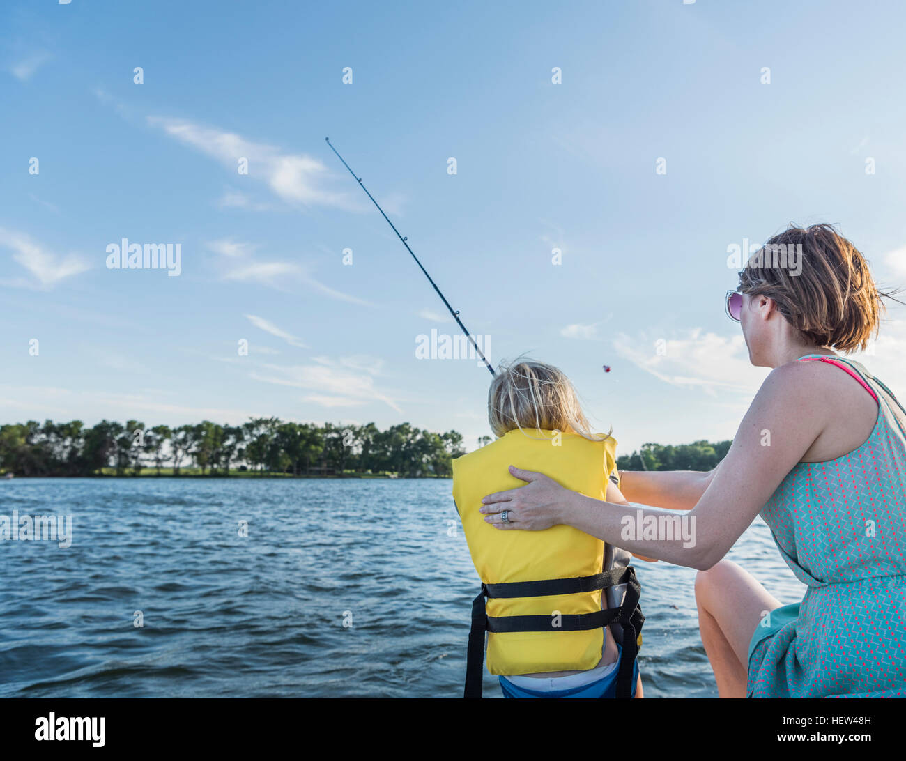Child wearing life jacket hi-res stock photography and images - Alamy