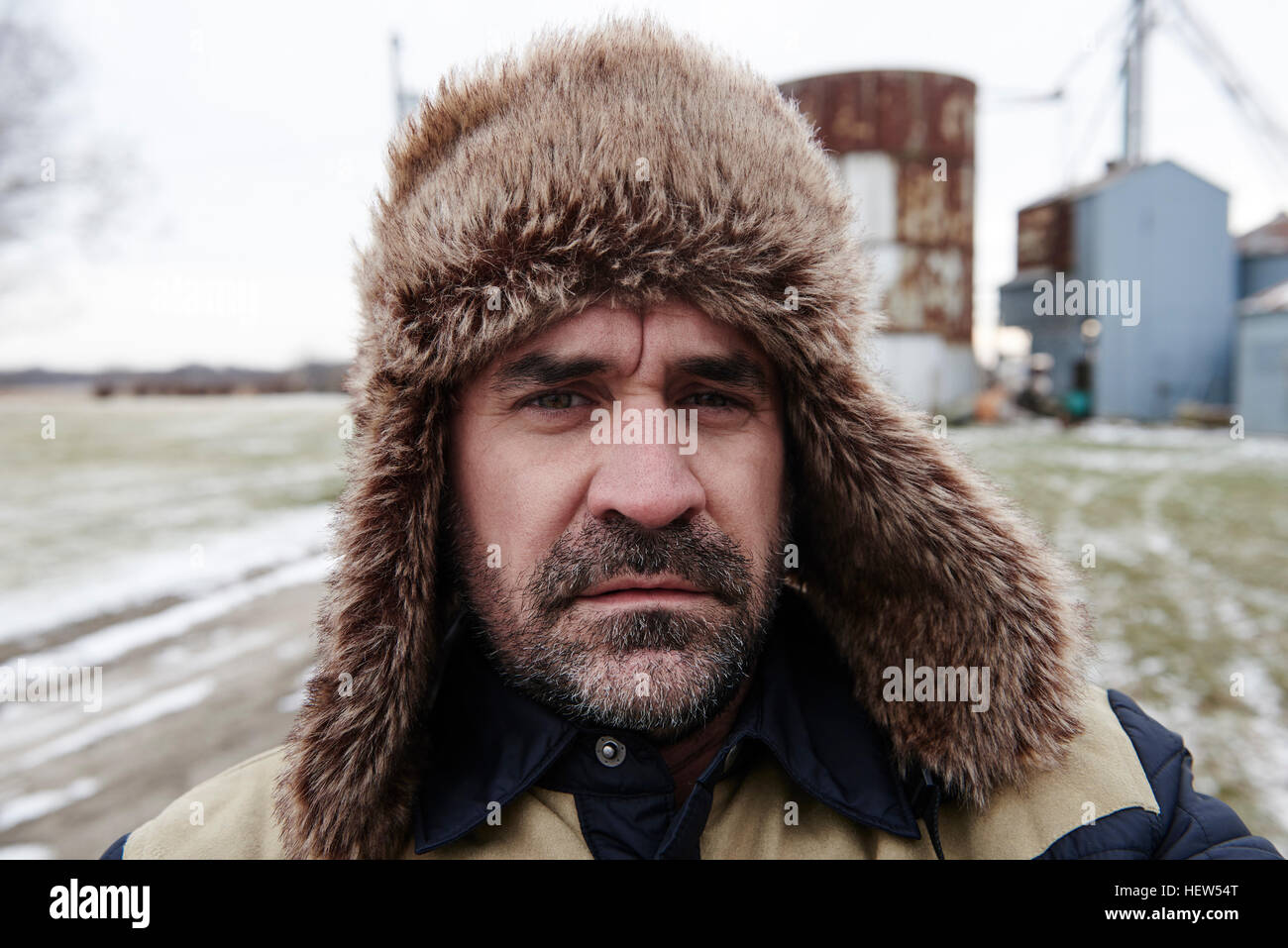 Trapper hat hi-res stock photography and images - Alamy