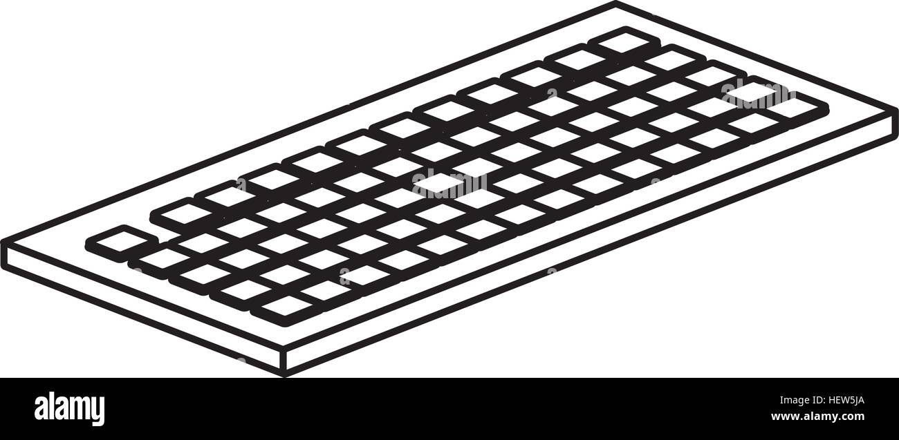 Isolated keyboard device design Stock Vector Image & Art - Alamy