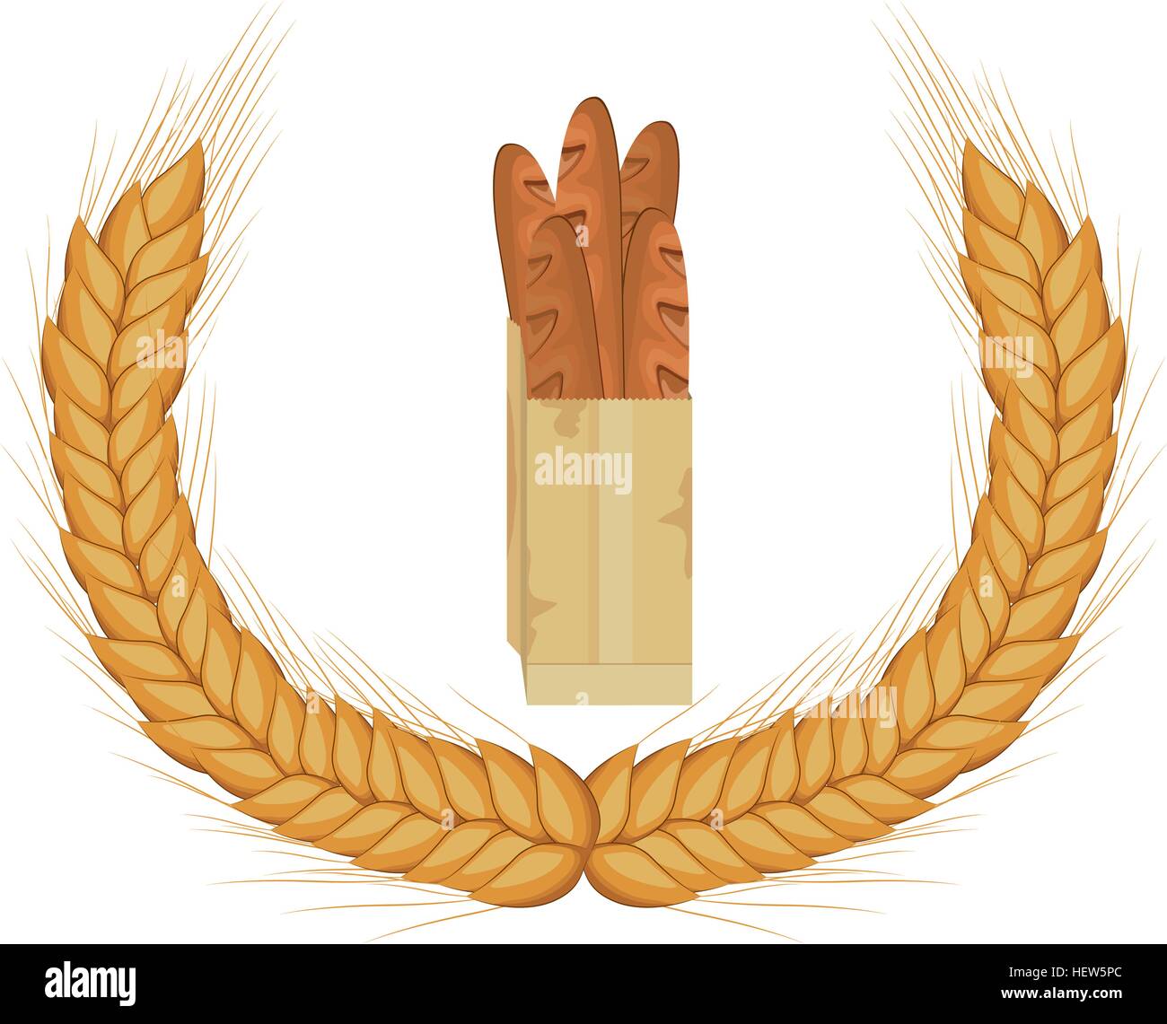 Isolated baguette design Stock Vector Image & Art - Alamy
