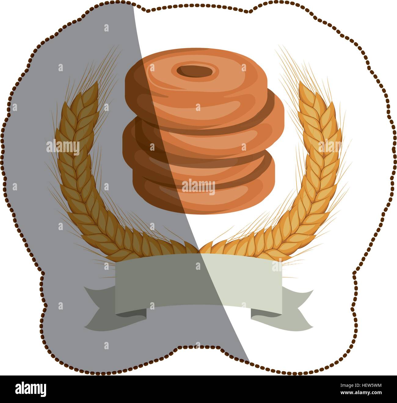 Isolated donut design Stock Vector Image & Art - Alamy