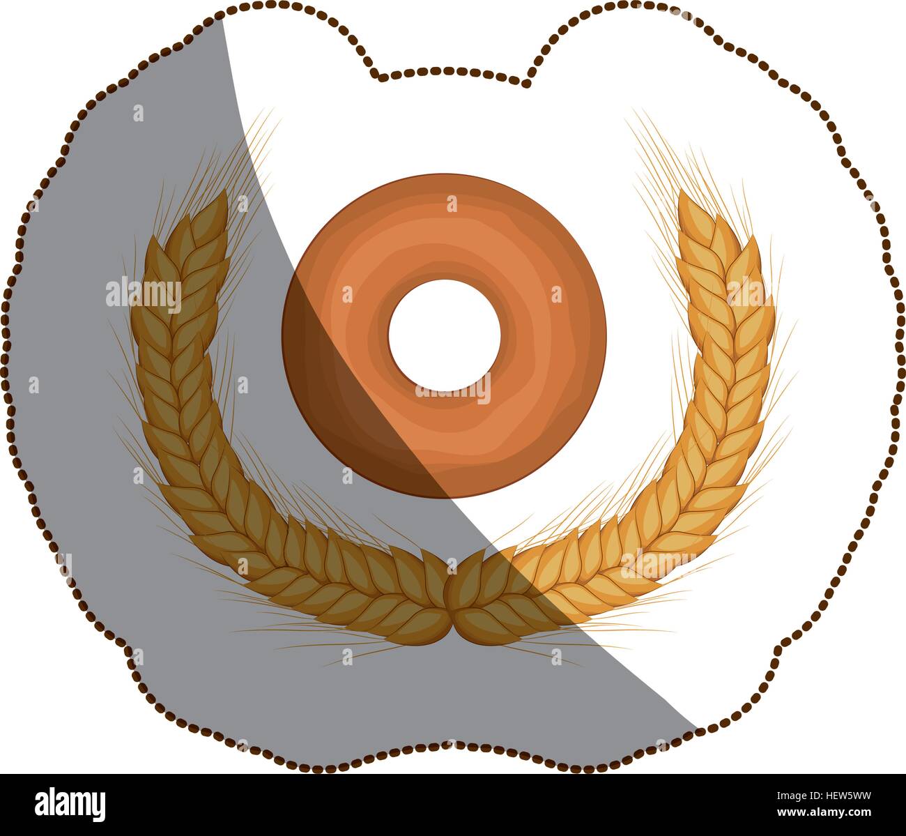 Isolated donut design Stock Vector Image & Art - Alamy