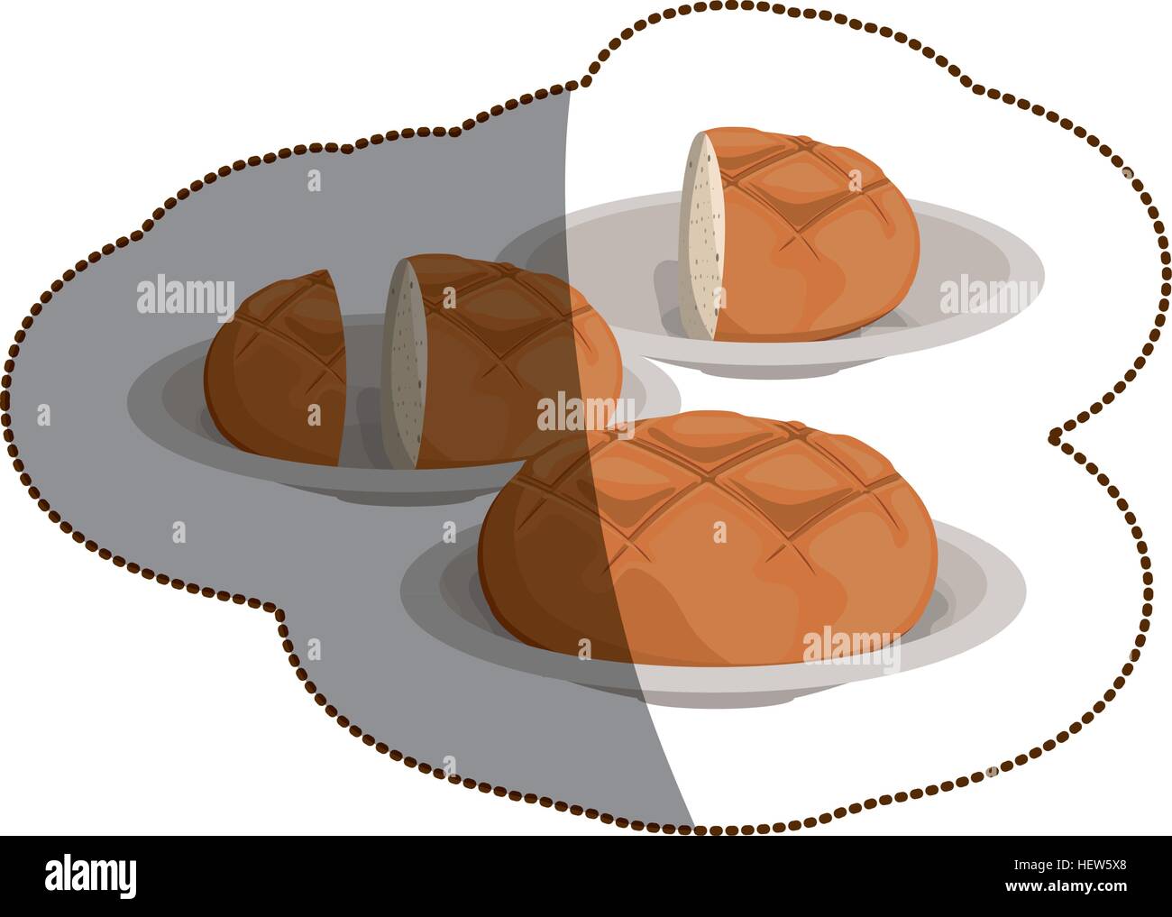 Isolated bread design Stock Vector Image & Art - Alamy