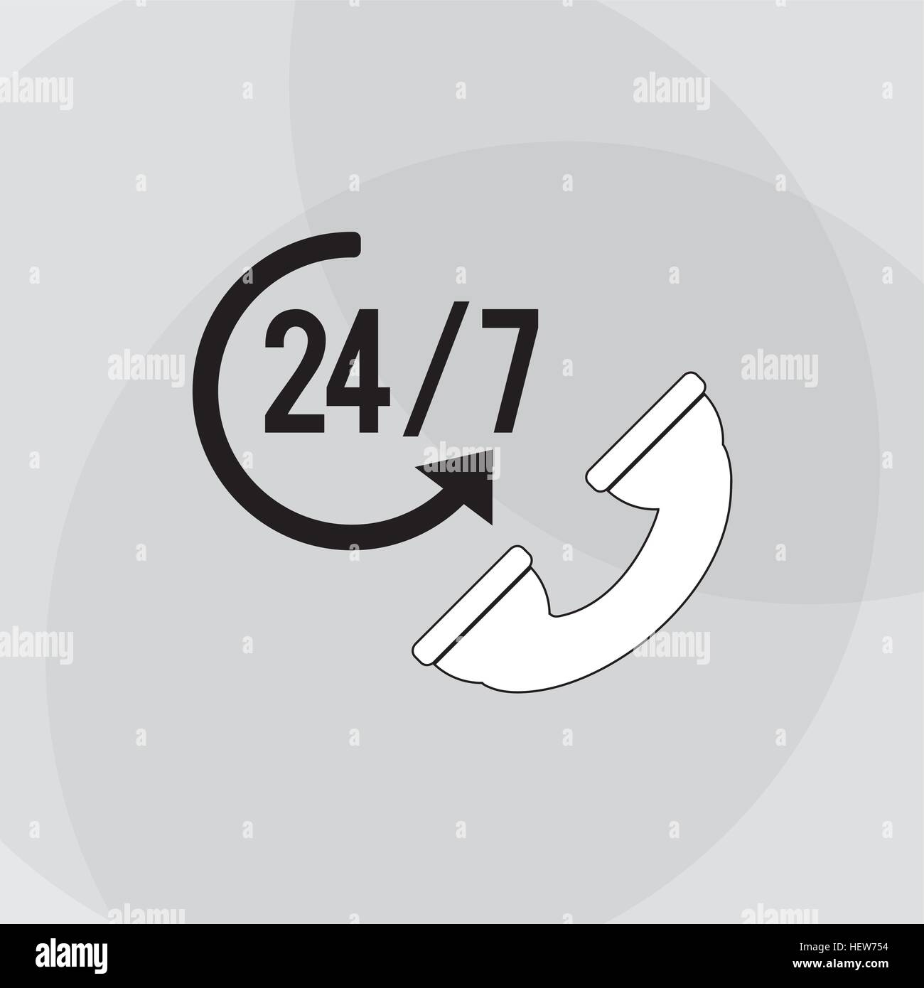 Technical support assistant icon image hi-res stock photography and ...