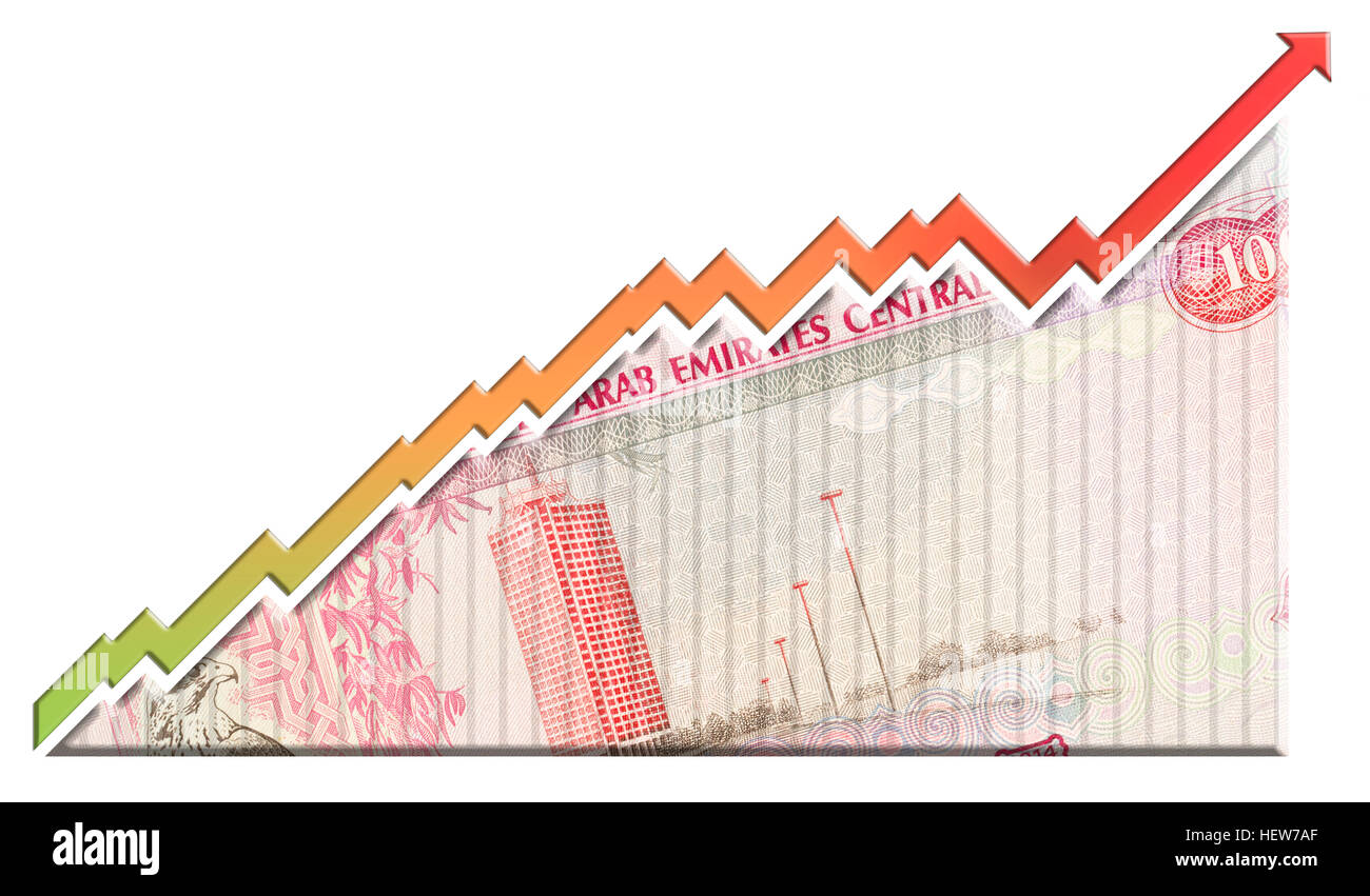 A money bill looking like a growth graph with an upwardspointing arrow ...