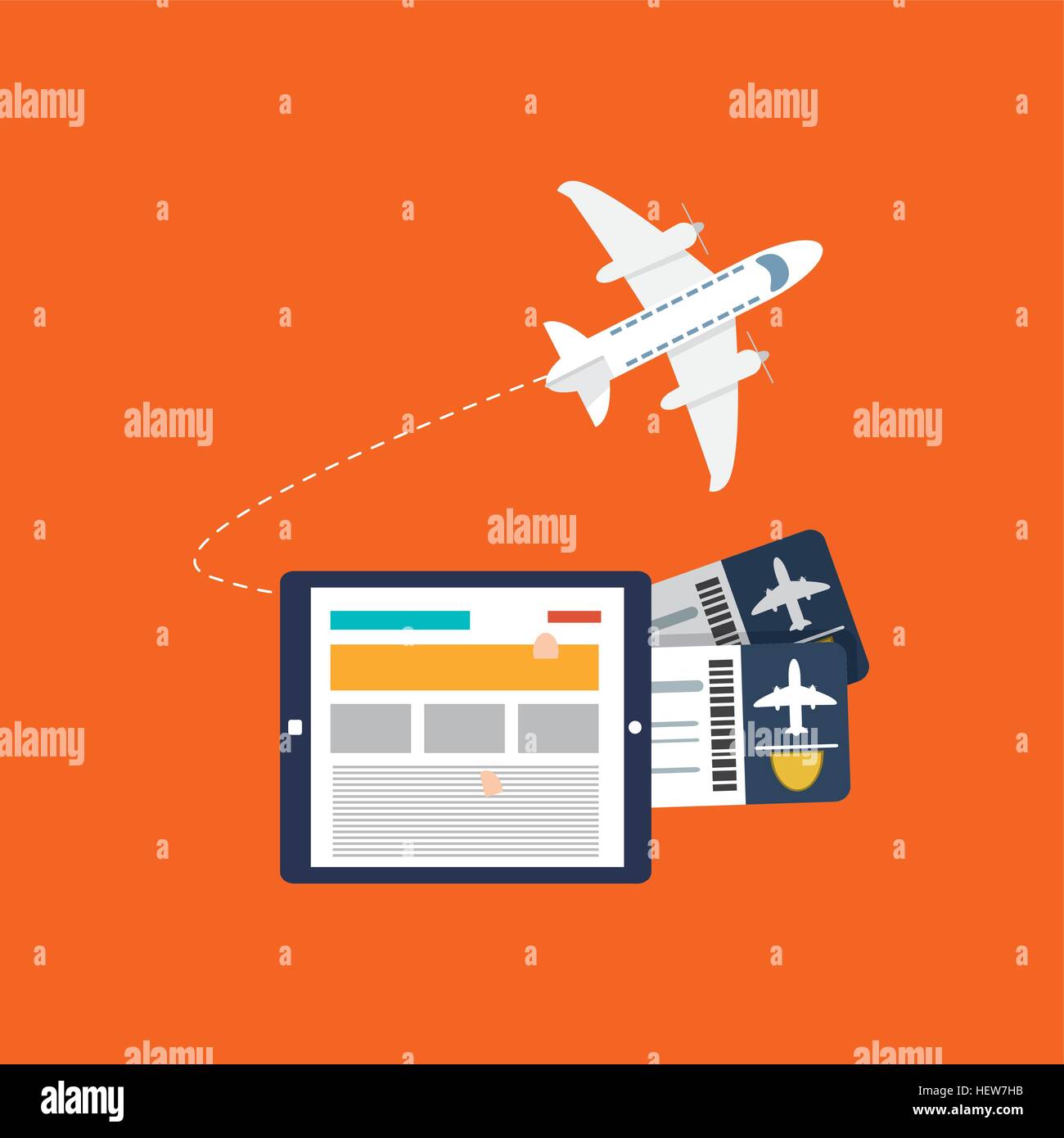 Tablet tickets Stock Vector Images - Alamy