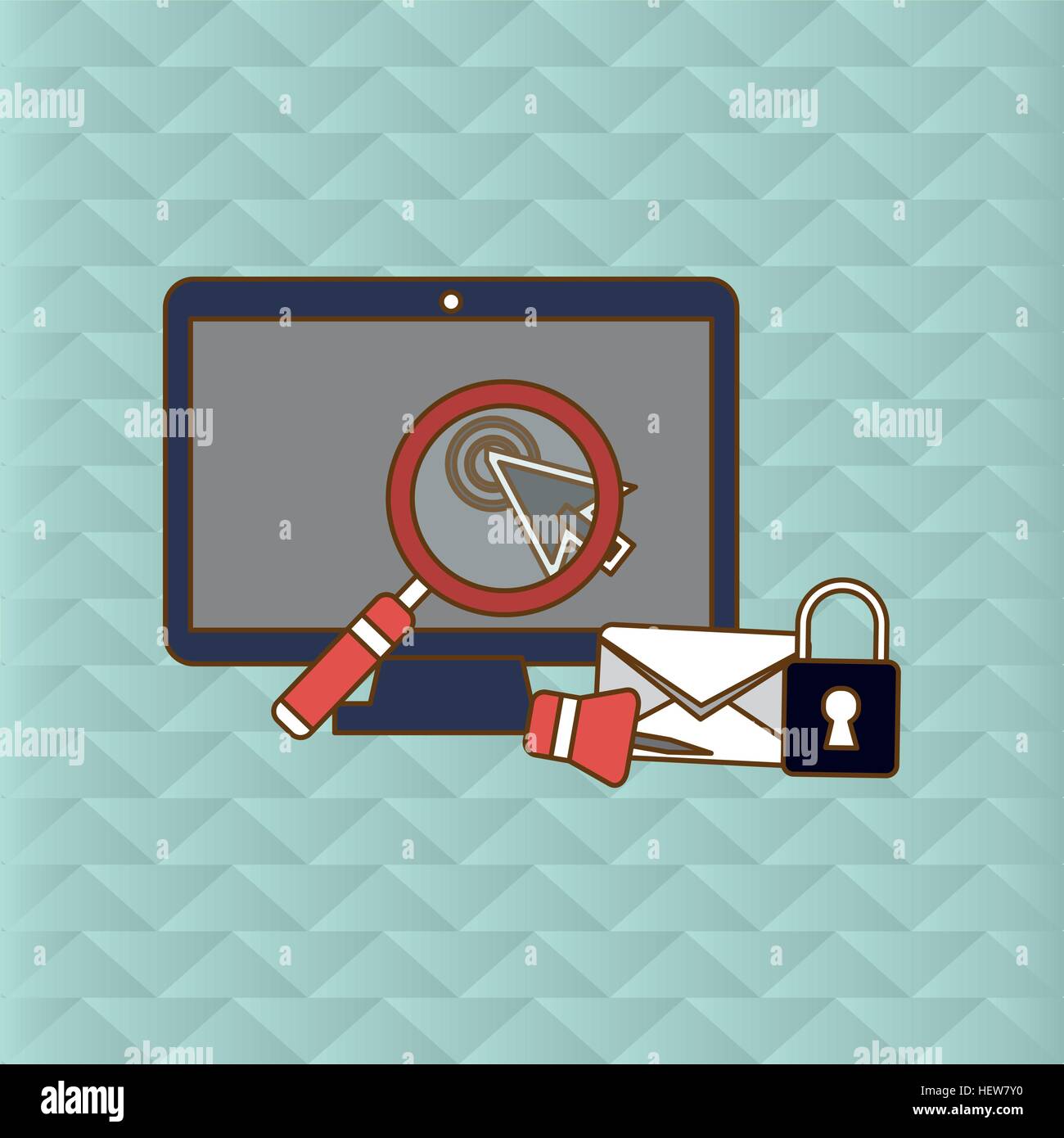 computer icon design Stock Vector Image & Art - Alamy