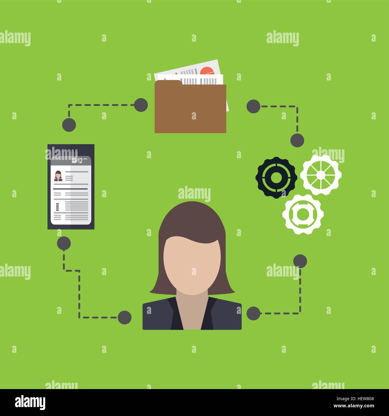 Human resources search design Stock Vector Image & Art - Alamy