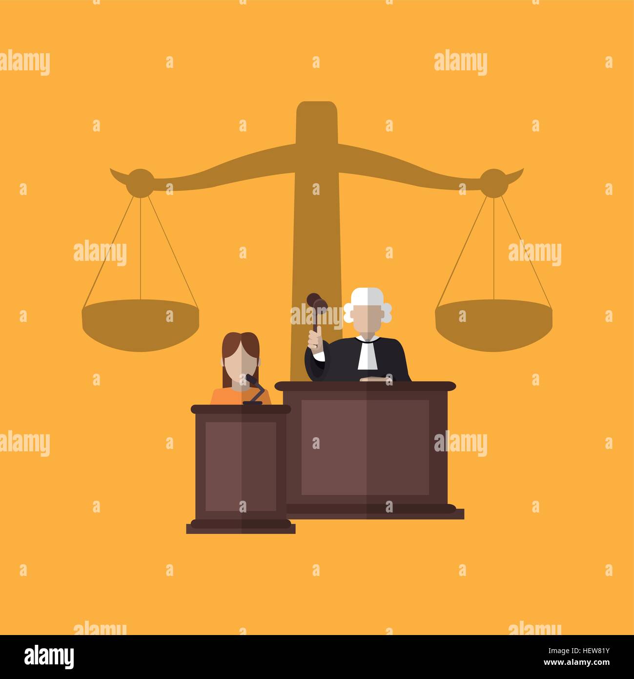 Judge icon design Stock Vector Image & Art - Alamy