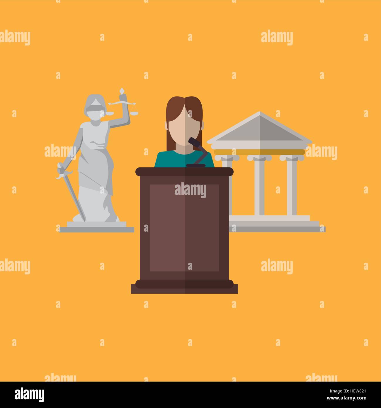 Court woman Stock Vector Images - Alamy