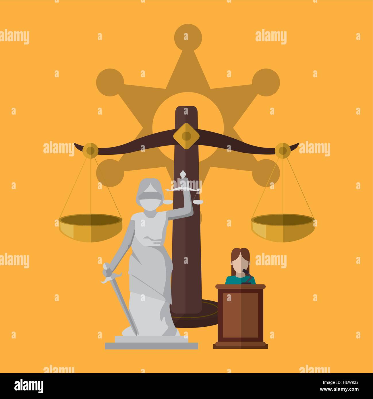 Law and Justice balance design Stock Vector Image & Art - Alamy