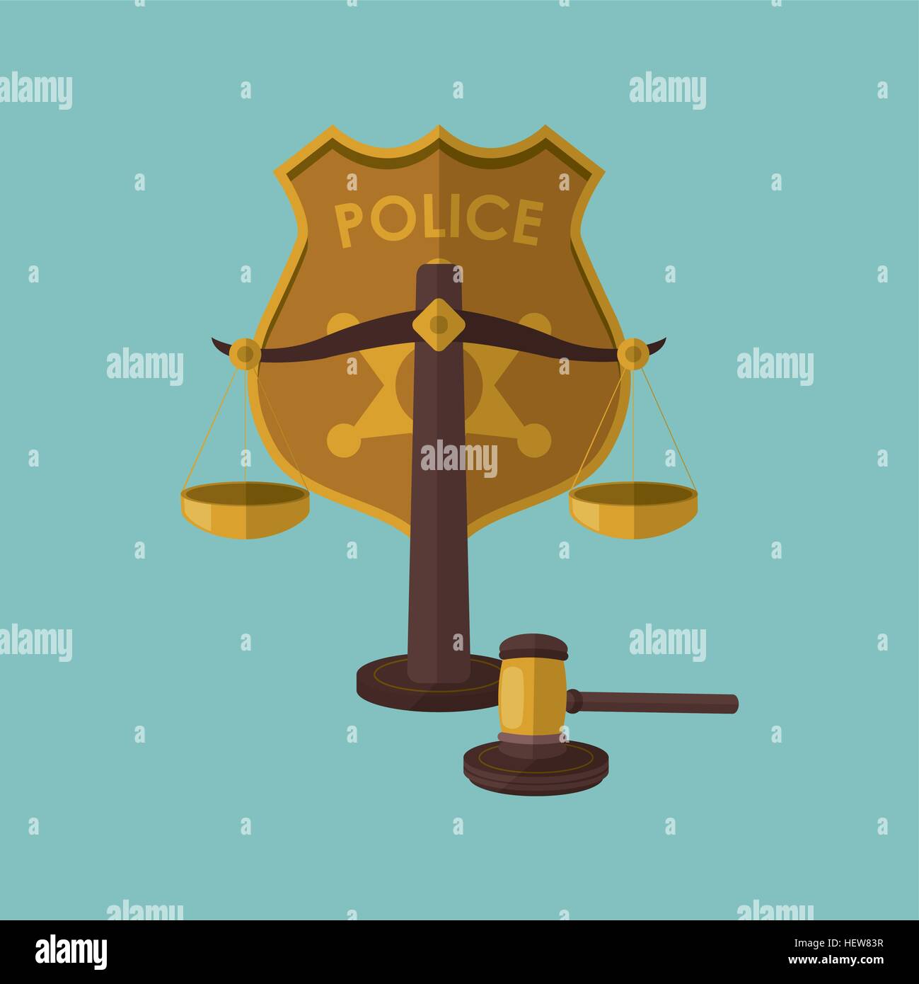 Justice hammer design Stock Vector Image & Art - Alamy