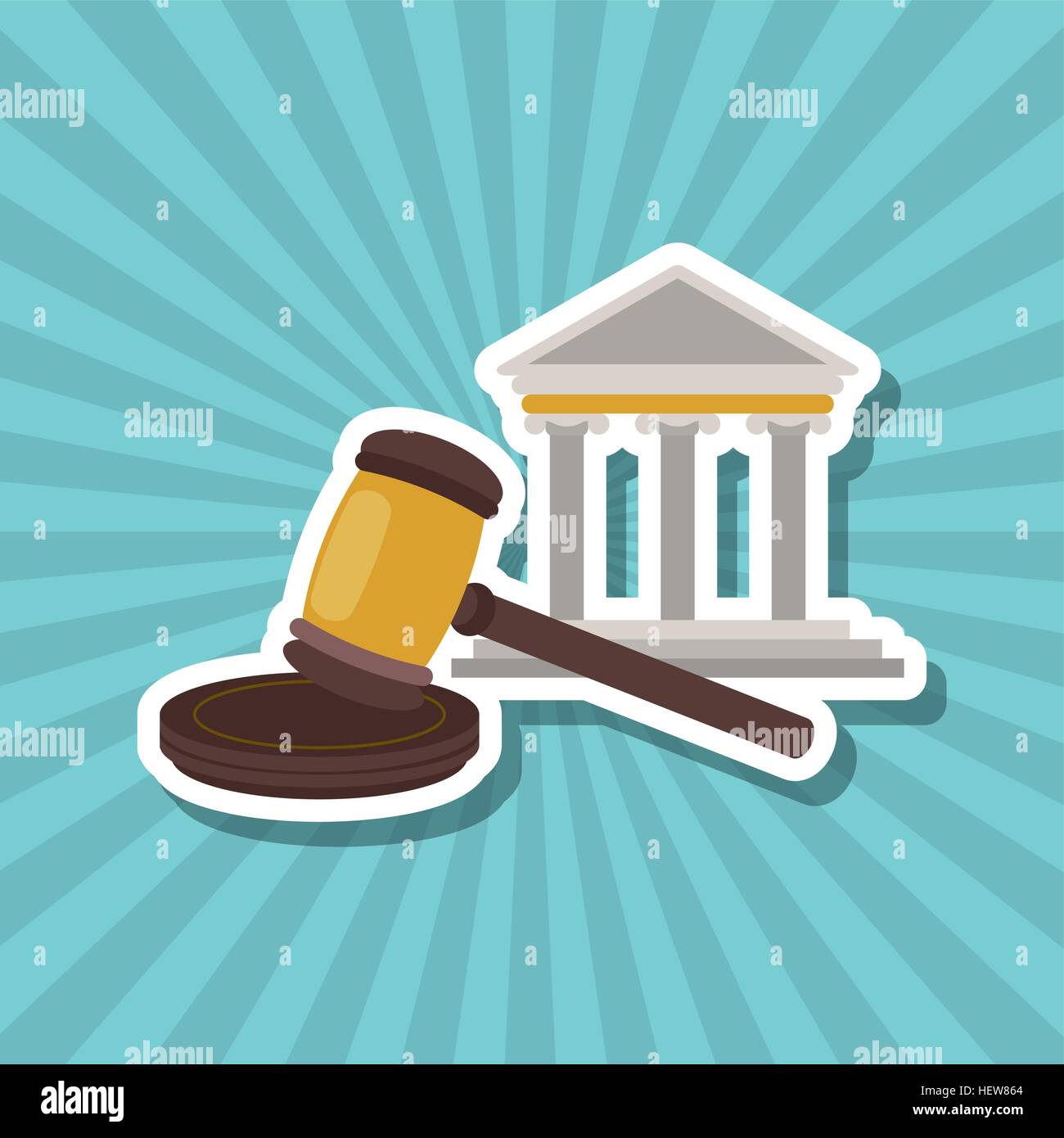 Justice hammer design, vector illustration Stock Vector Image & Art - Alamy