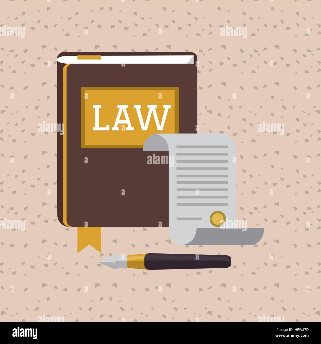 Law and Justice book design, vector illustration Stock Vector Image ...