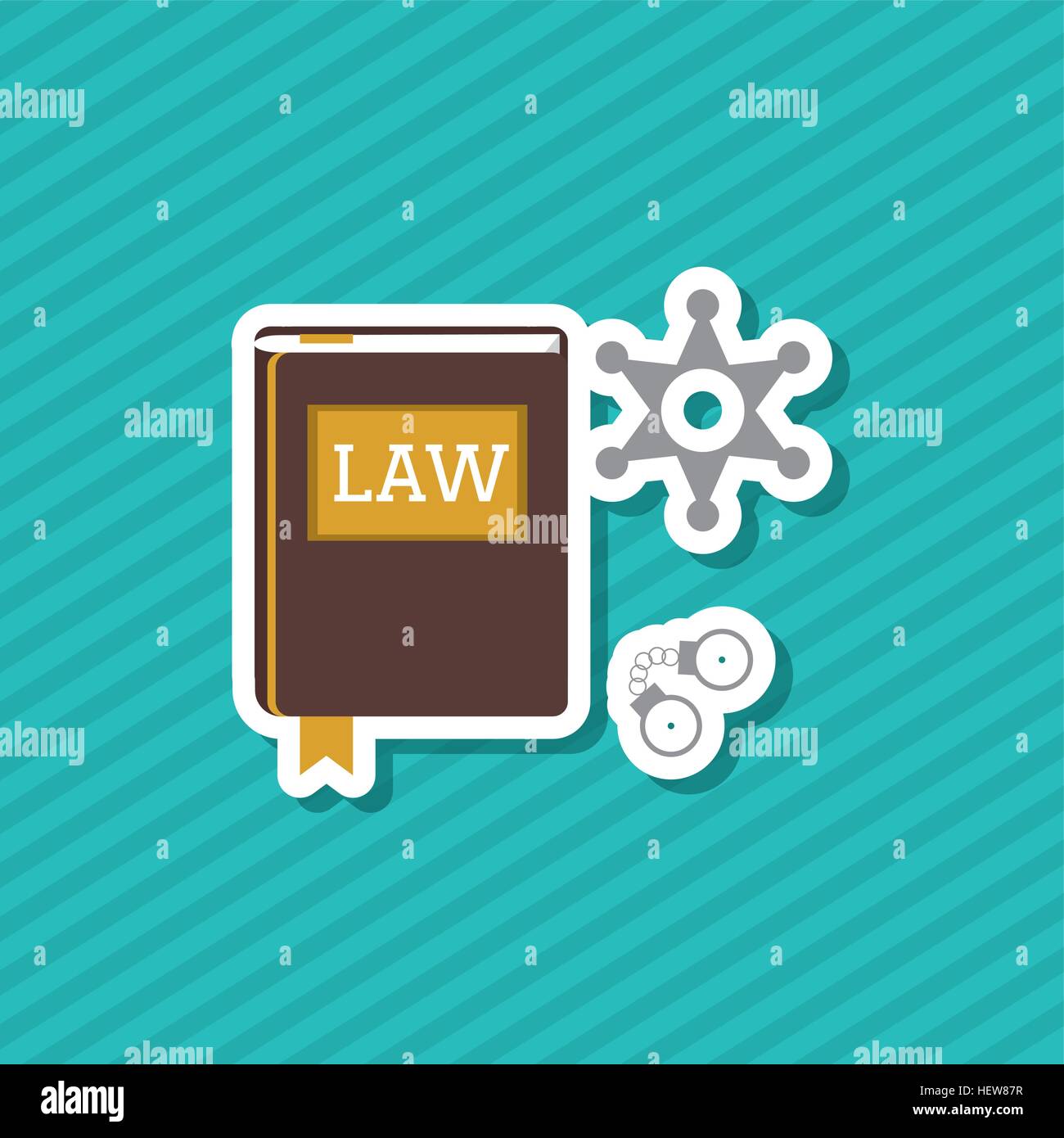 Law and Justice book design, vector illustration Stock Vector Image ...