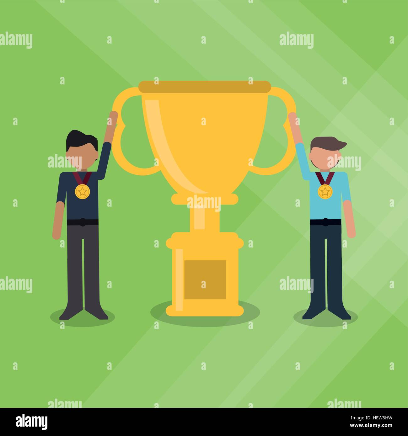 Winner and trophy design Stock Vector Image & Art - Alamy