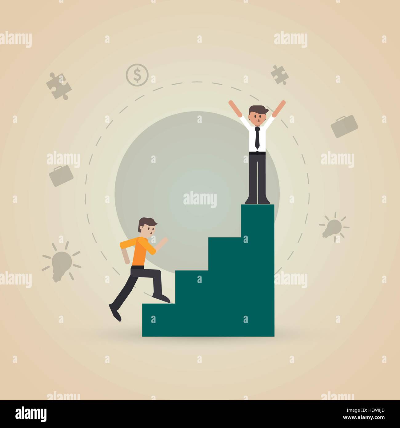Winner and businessman design Stock Vector Image & Art - Alamy