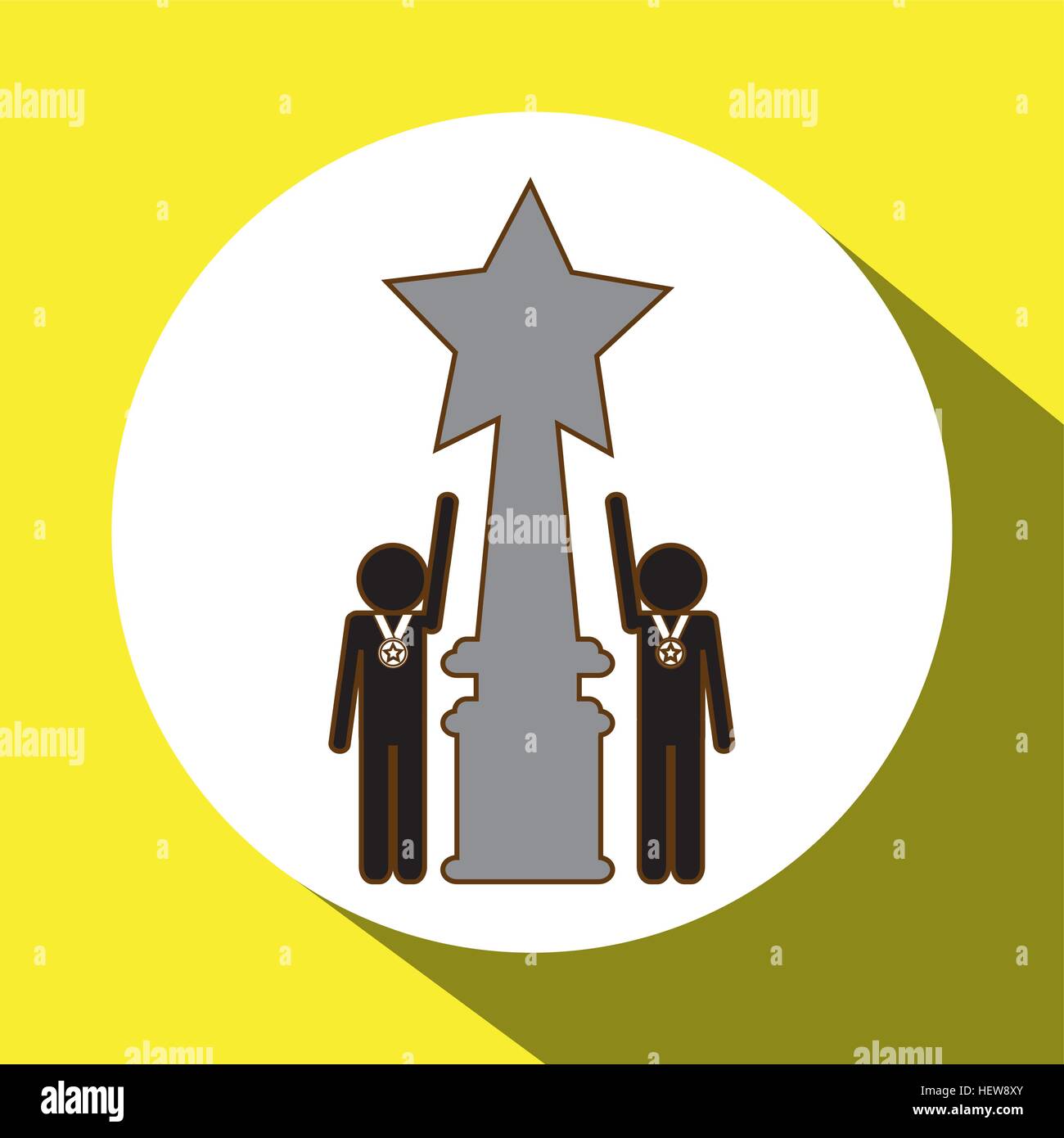 Winner and trophy design, vector illustration Stock Vector Image & Art ...