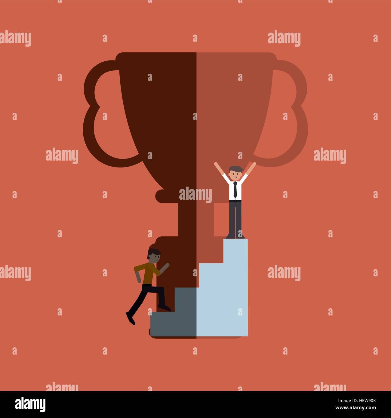 Winner and trophy design, vector illustration Stock Vector Image & Art ...