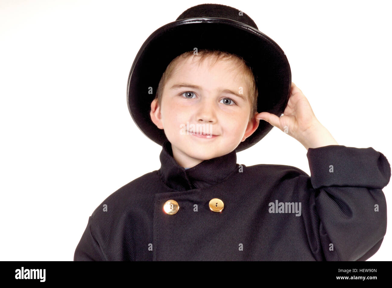 Boy dressed as a chimney sweep Stock Photo - Alamy