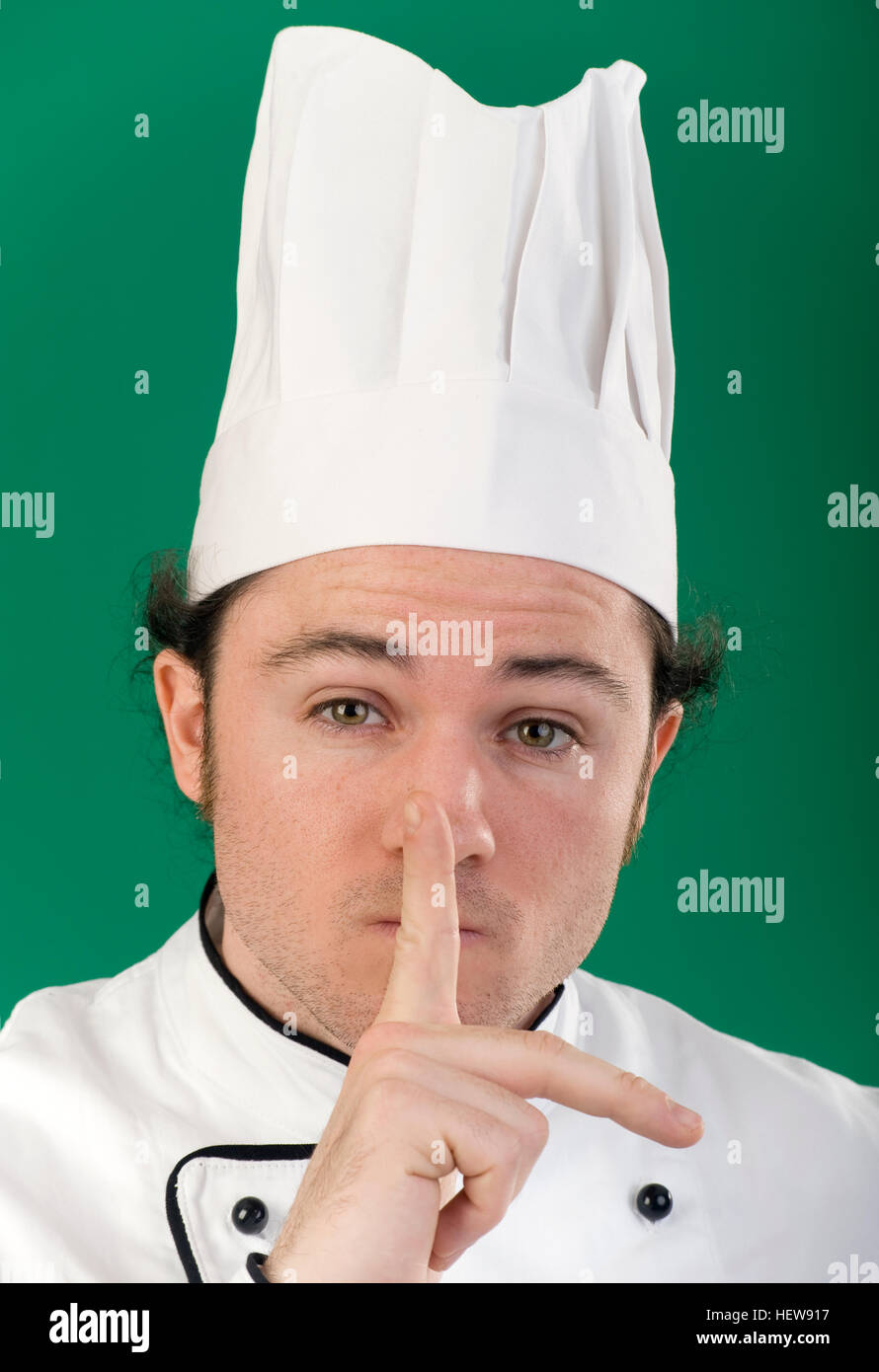 Portrait of a young chef Stock Photo - Alamy