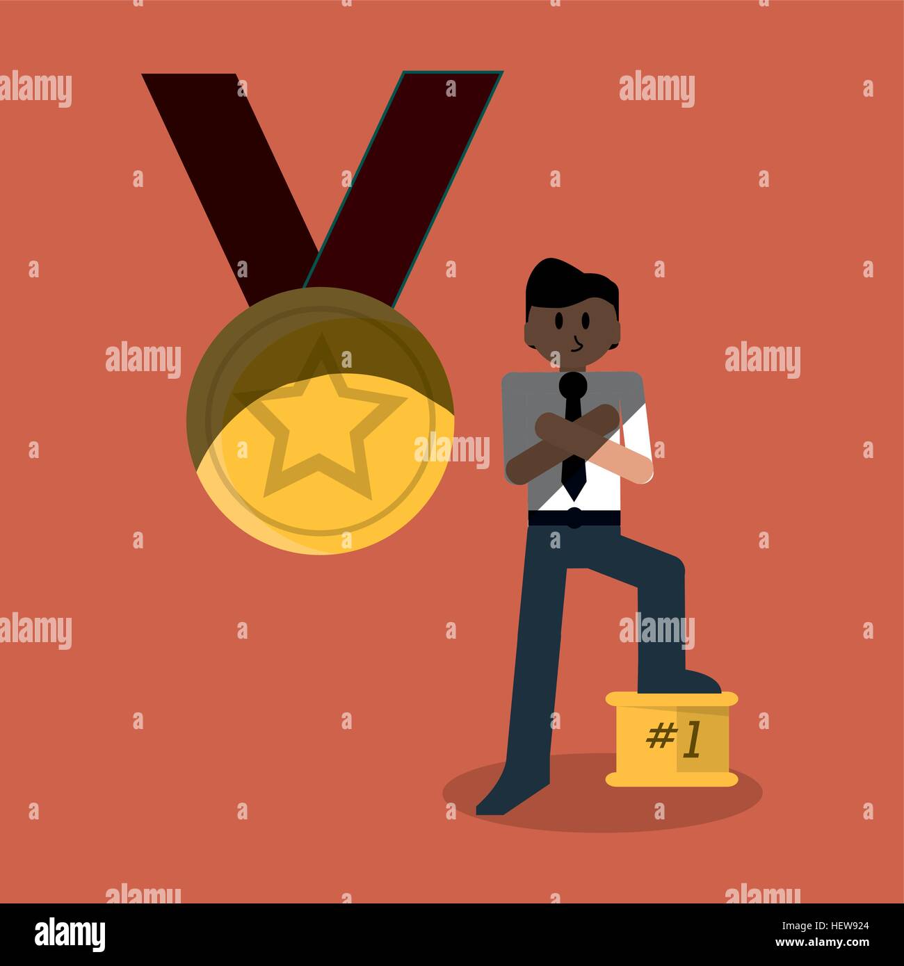 Winner and trophy design, vector illustration Stock Vector Image & Art ...