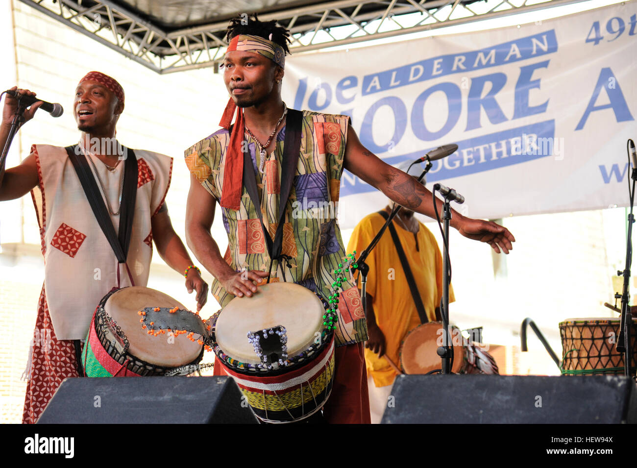 Seneke West African Percussion Ensemble playing at the Celebrate Clark ...
