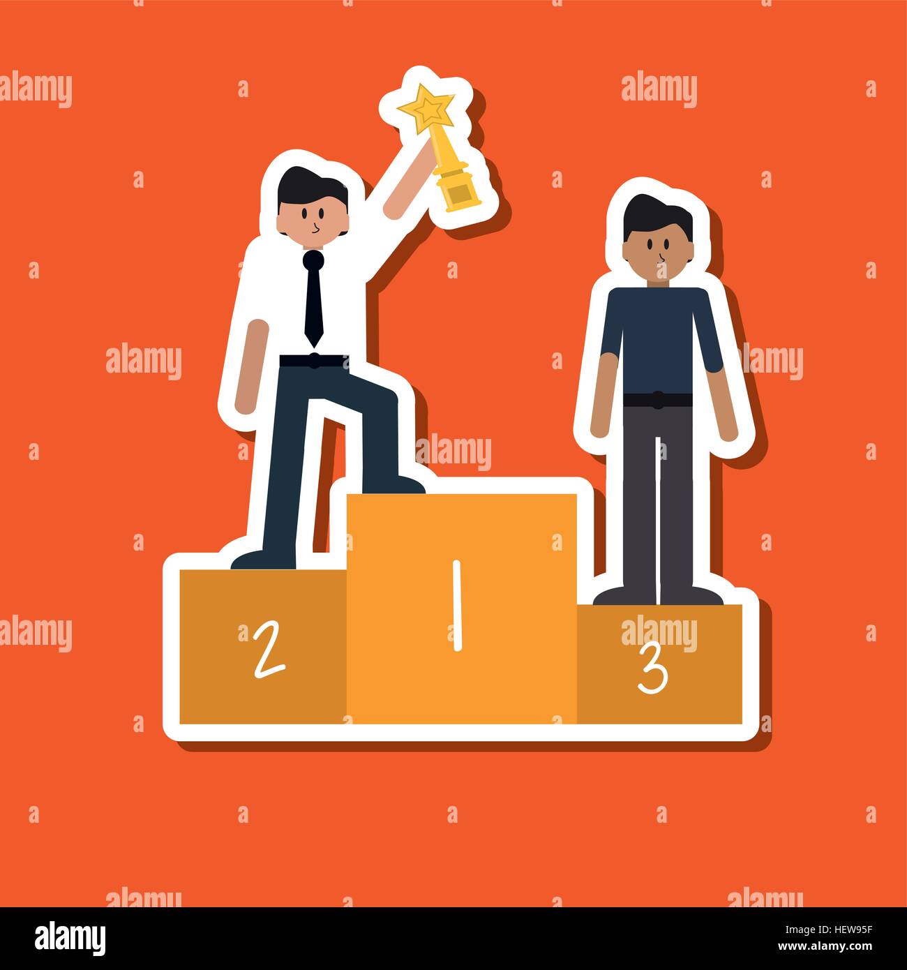 Winner and trophy design, vector illustration Stock Vector Image & Art ...